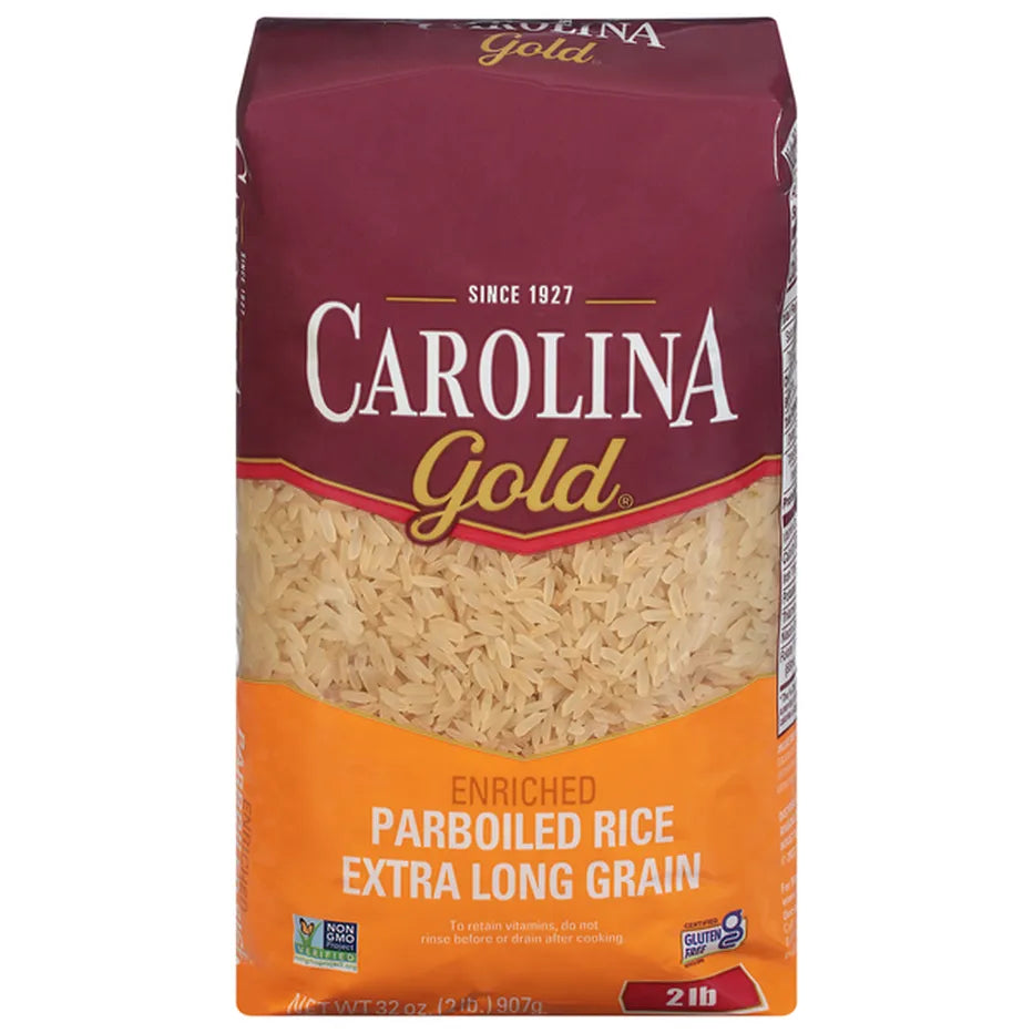 CAROLINA GOLD ENRICHED PARBOILED RICE EXTRA LONG GRAIN – Neymarfarm