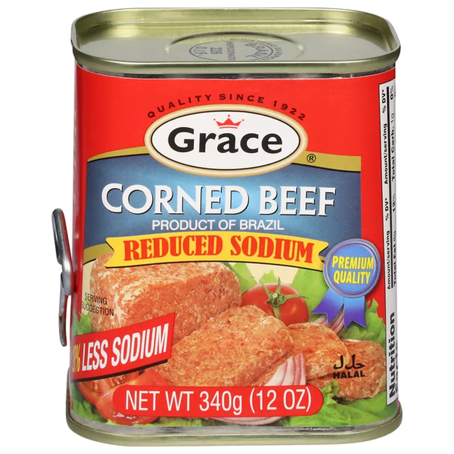 GRACE CORNED BEEF REDUCED SODIUM – Neymarfarm
