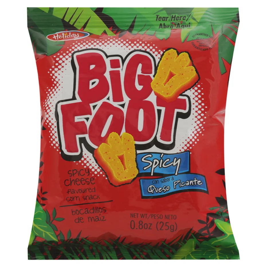 HOLIDAY BIG FOOT SPICY CHEESE FLAVOURED CORN SNACK – Neymarfarm