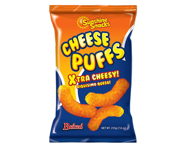 SUNSHINE SNACKS CHEESE PUFFS XTRA CHEESY – Neymarfarm