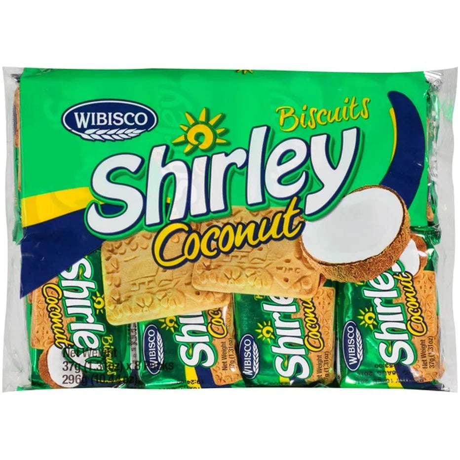 WIBISCO SHIRLEY BISCUITS COCONUT 8 PACKS – Neymarfarm